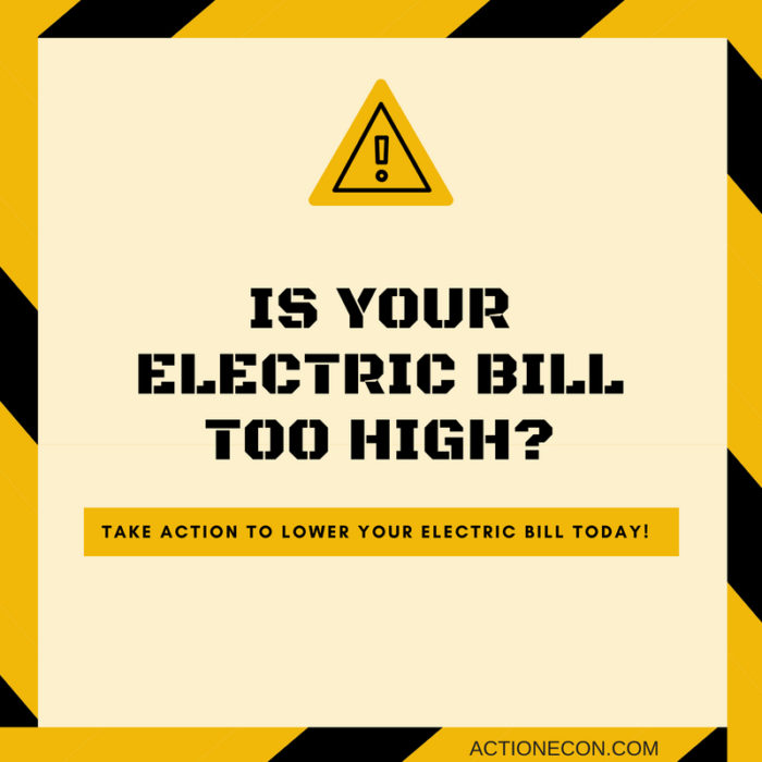 Is Your Electric Bill Too High? Here's How To Fix It -Action Economics